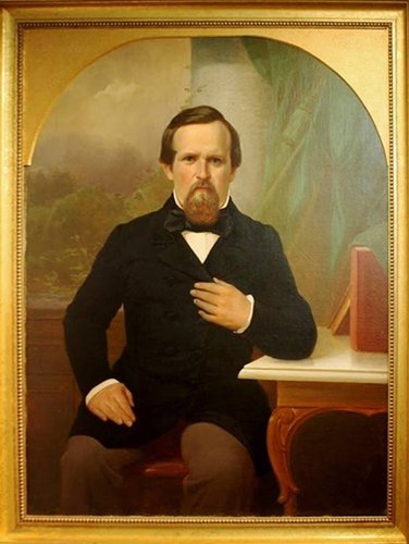 Wimar, Carl. Date unknown. Portrait of Adam Lemp. Missouri History ...