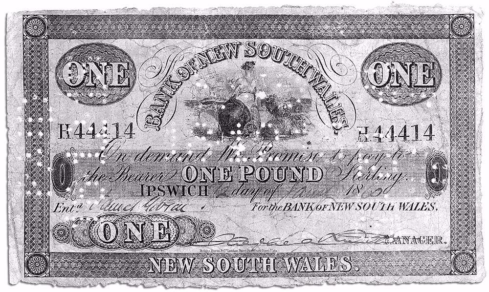 One Pound Note circa 1880