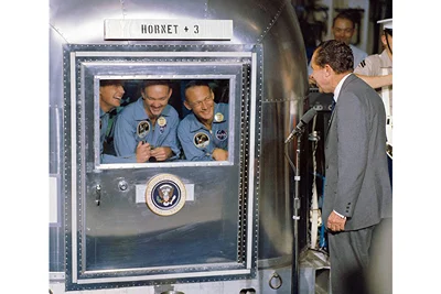 Prior lunar landing crews had been required to remain in biological ...