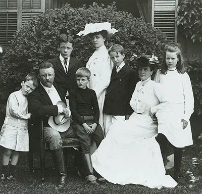 The Theodore Roosevelt family. Image courtesy of The Library of ...