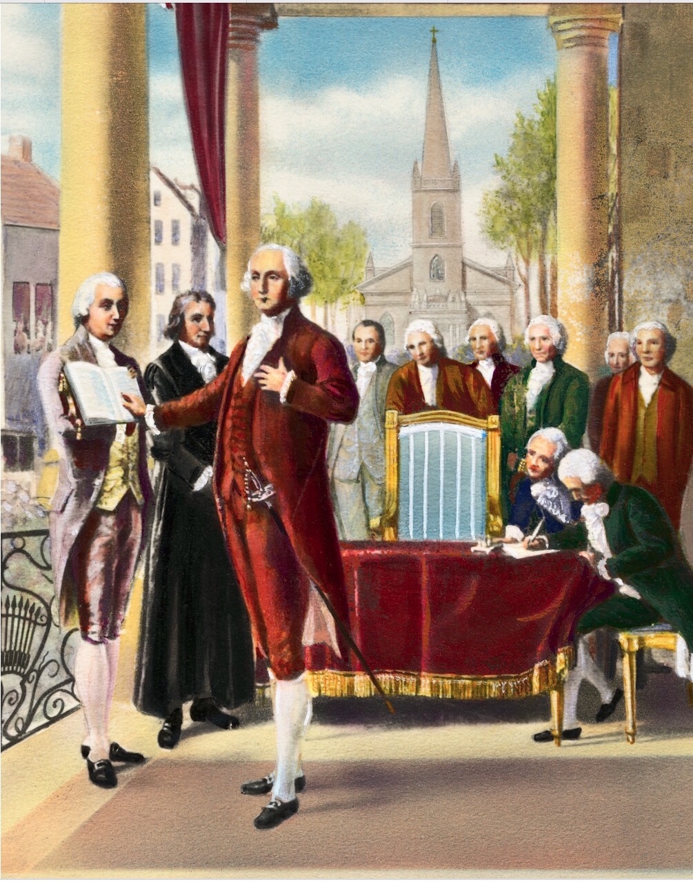 George Washington was elected president in the year of 1789