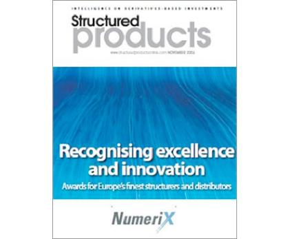 2006: Structured Products Names NumeriX “Technology Company of the Year”