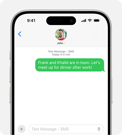 December 3, 1992 SMS text