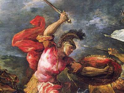 Picture of Alexander the Great Fighting