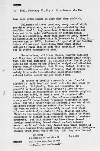 The Long Telegram