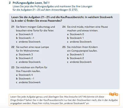 Schritt für Schritt zum DTZ: Teil 1