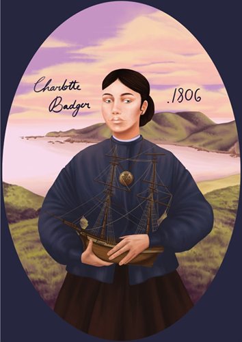 A poster of Charlotte Badger by Massey University student Morghan Harper.