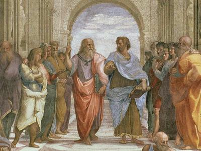 Socrates and Plato in Ancient Greece