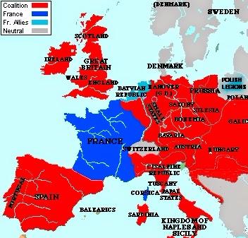 Beginning of 1793: After the king had been executed, tensions between ...