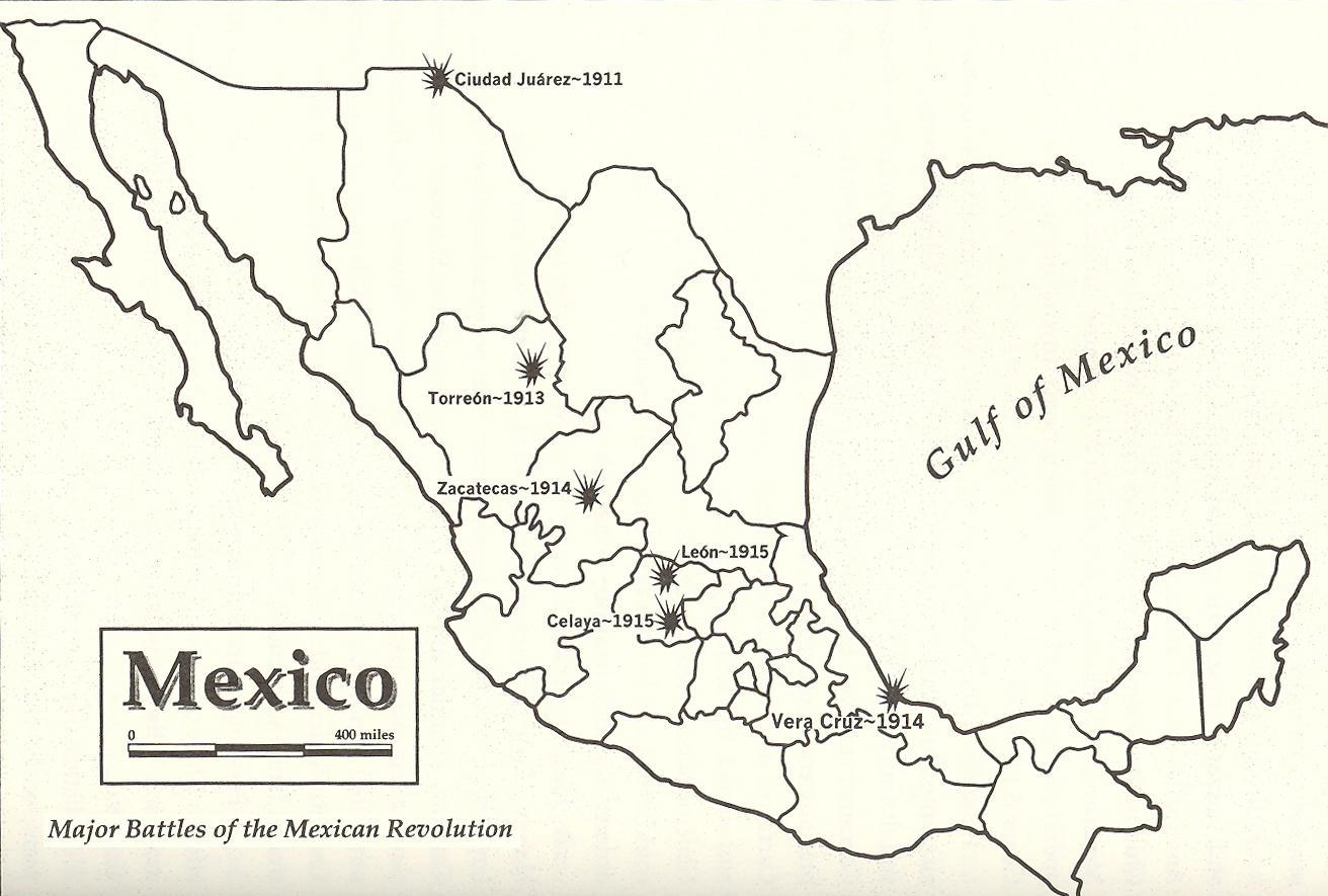 Major Battles of the Mexican Revolution
