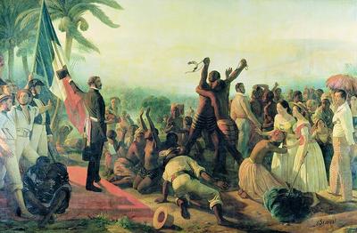 Striking Painting of slavery in Haiti
