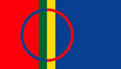 På det samiske flagget har en viktig betydning for den samiske kulturen ...