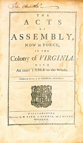 Virginia law makes slavery hereditary - 1662
