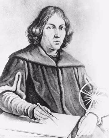 Drawing of Copernicus