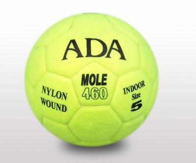 Boccer uses and indoor soccer ball. This is has a softer surface and ...