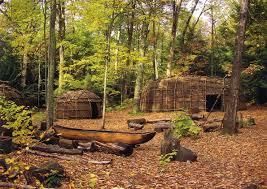 Living area in the Eastern Woodlands.