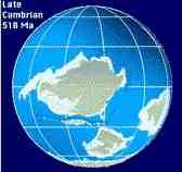 This is a picture of the location of all the continents that came from ...