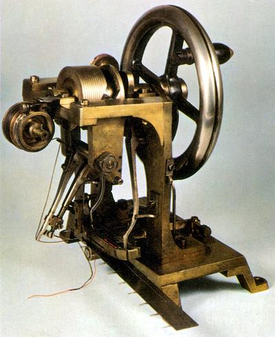 1846 Elias Howe invents the sewing machine.