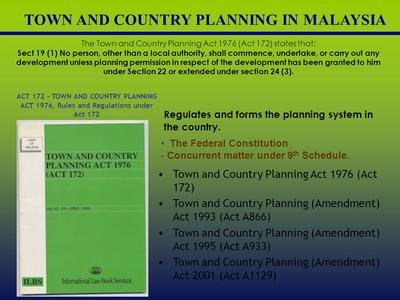 1976 : TOWN AND COUNTRY PLANNING ACT