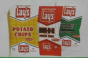 Lay's flavours in the early 1960s