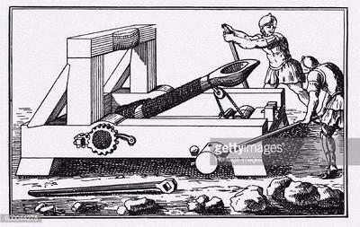 The catapult was a weapon that revolutionized the war. It was the only ...