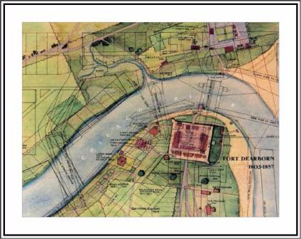 In 1795, the U.S. government built Fort Dearborn at what is now the ...