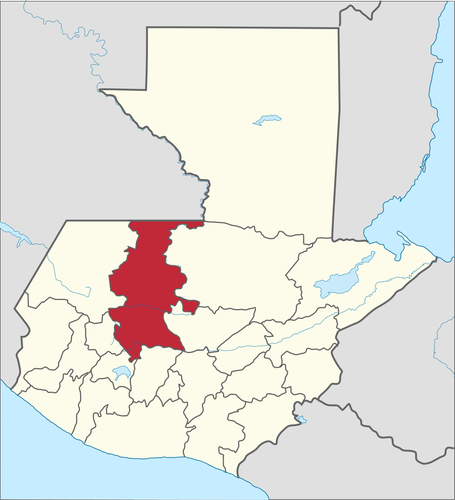 Es la mapa de Aldea Chimel, Guatemala.