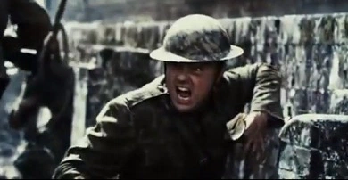 This image shows Gatsby in the war.