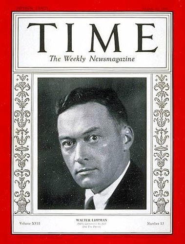 Walter Lippman.