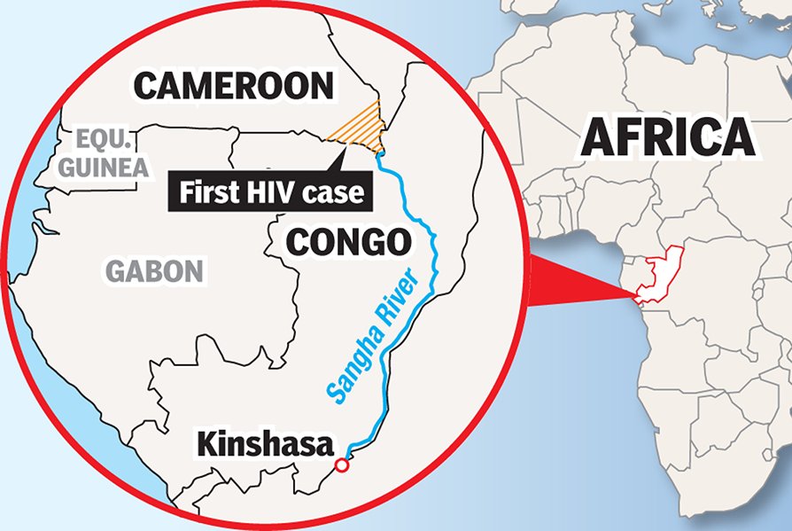 1959 - The first "known" case of HIV happened in a person in the Congo ...