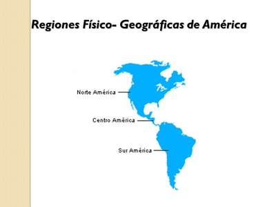¿Cuántas regiones geográficas logras observar?