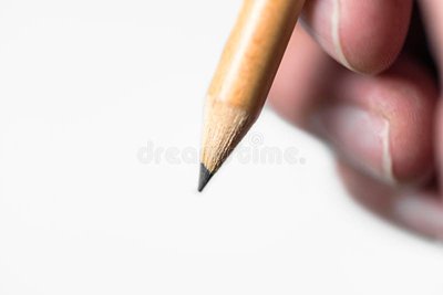 The wooden pencil
