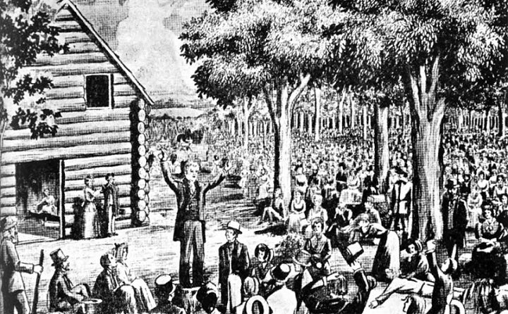 Robert Stuart Saunders - "Cane Ridge Camp Meeting"
