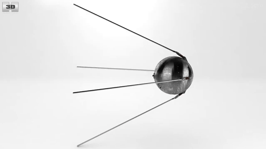 360, 3D model of Sputnik 1.