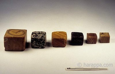 Ancient India place value weights - image from http://v.ht/Dmfy