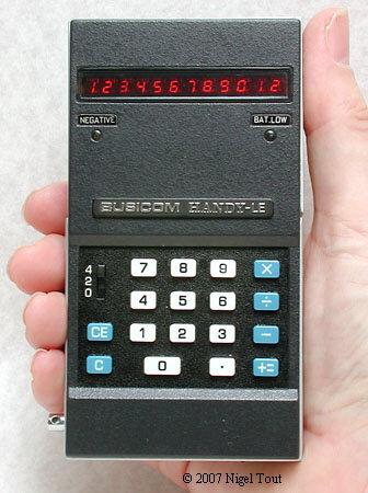 1971 –Busicom invented the first electronic calculator. It cost $395 ...