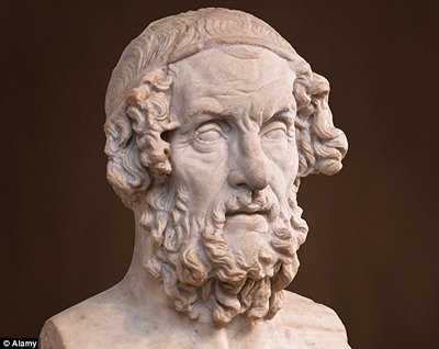 750 B.C. - Homer writes the Iliad and the Odyssey.