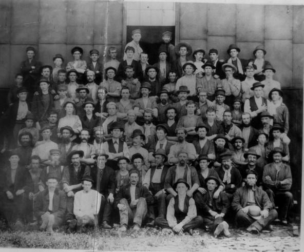 English, German, And Irish immigrants in the late 1800s.