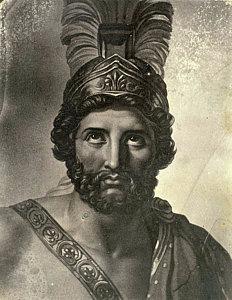 This is a picture of Leonidas when he was king of Sparta.