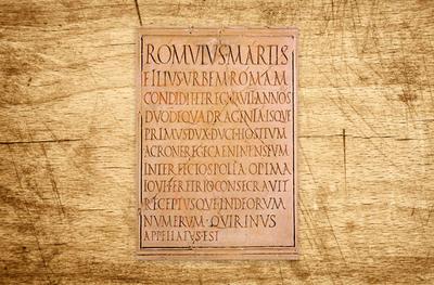 ACTA DIURNA IN ROME (130 BC)