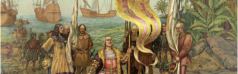 Christopher Columbus an his men