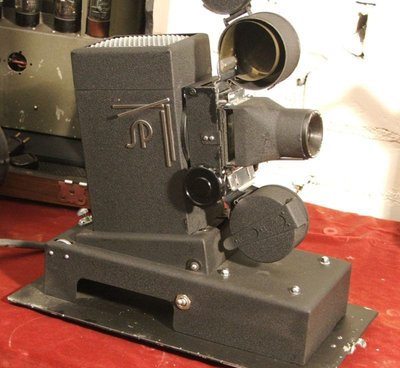 Old school film strip projector.