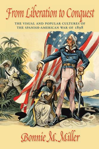 The Image shows Uncle Sam protecting the Cuban woman from the Spanish ...