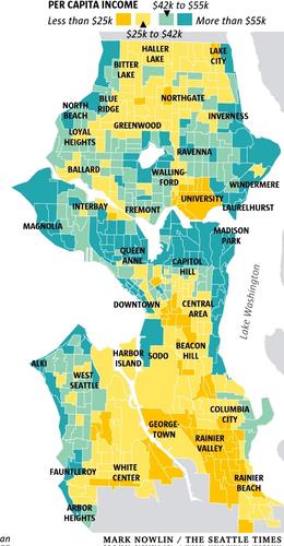 After African Americans were pushed out of the central district where ...