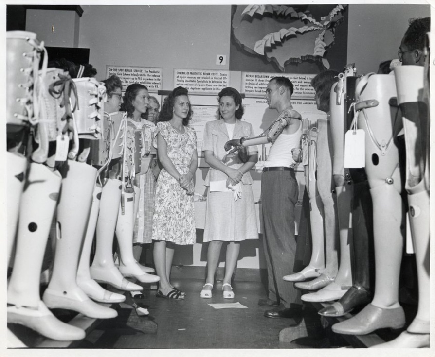 Here a disabled Vet is issued a new prosthetic that was developed in ...