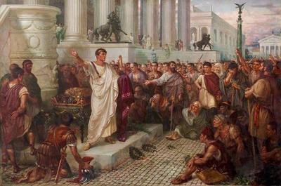 Julius Caesar as dictator.