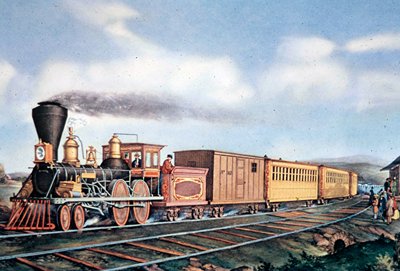 Trains served as the most important mode of transportation during a ...
