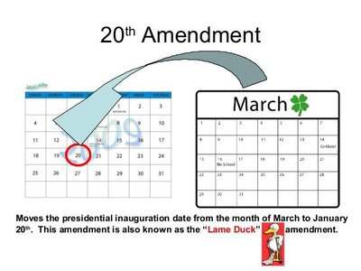 20th Amendment
