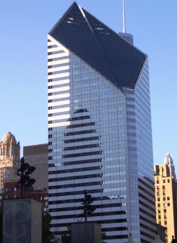The Crain Communication Building was built in 1983 and finished in 1984 ...