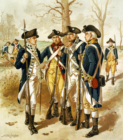 Infantry of the Continental Army 1779-1783, by H.A. Ogden in 1897 ...
